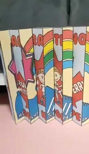 Terry Fox Activities Crafts Agamographs Art Posters Board Marathon of Hope
