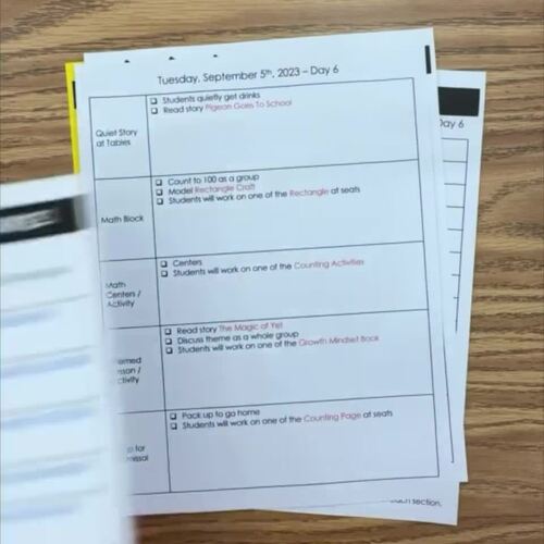 Emergency Sub Plans for Kindergarten, Daily Themed Substitute Teacher ...