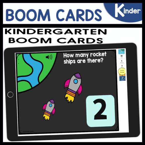 Counting How Many up to 5 using Boom Cards | TPT