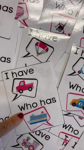 I have , Who has Transportation ~ A fun vocabulary game to build social ...