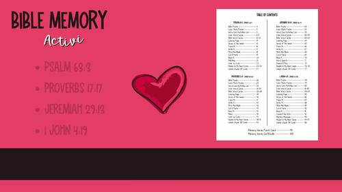 February Bible Memory Verse Activities BUNDLE by The Jillybean Jar