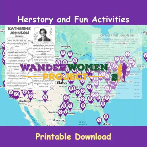 Katherine Johnson - Learn Herstory with Fun Activities by Wander Women ...