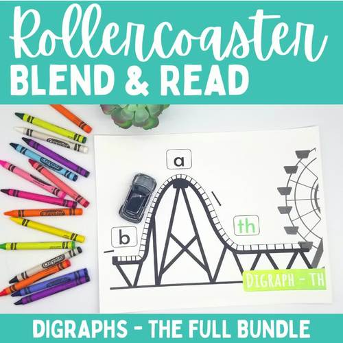 Digraph Blending Activity BUNDLE | Blend & Read Activities for Reading ...