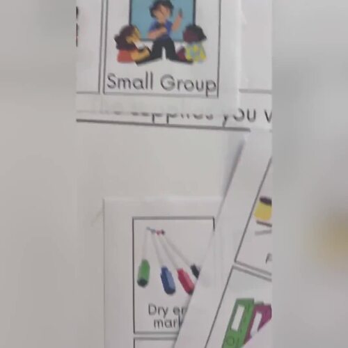 School Task Planner, Activity/Task Visuals for Students, Executive Function