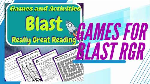 Blast RGR Really Great Reading Units 17-20 SOR Aligned Fun Phonics Games
