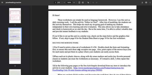 Daily Editing / Proofreading Quizzes for ELA, Morning Work + HW, CCS ...
