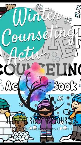 WINTER COUNSELING ACTIVITY BOOK - Lessons, Crafts, Worksheets | TPT