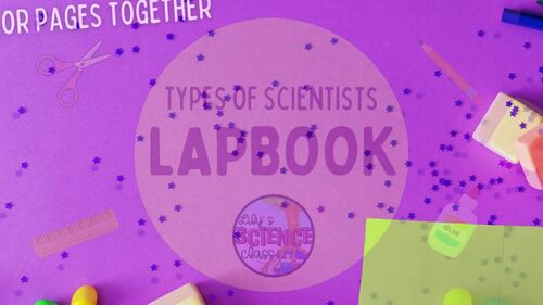 End of Year Science Project | Types of Scientists Lapbook | TPT