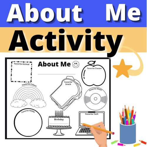 About Me Student Activity Resource Morning Work Icebreaker Starter