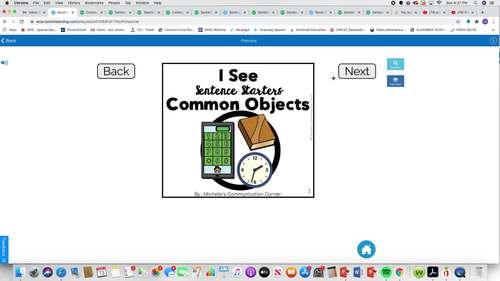 Sentence Starter Interactive Books - I See (Commenting) - Boom Cards™