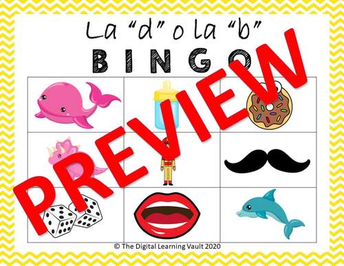 Spanish Letter Reversal Games Bundle by The Digital Learning Vault