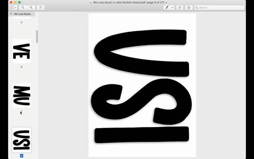 We Love Music A Latte | Bulletin Board by musicpluscoffee | TpT