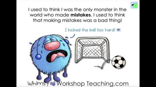 Boom Cards Social Story 16 Monsters Learn From Mistakes SEL Distance ...