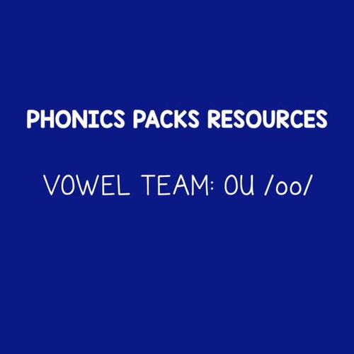 Orton-Gillingham Phonics Vowel Team OU /oo/ Multisensory Activities and ...