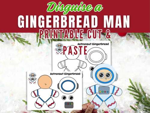 Disguise a Gingerbread Man as a Baby Kids Craft for Christmas Activities