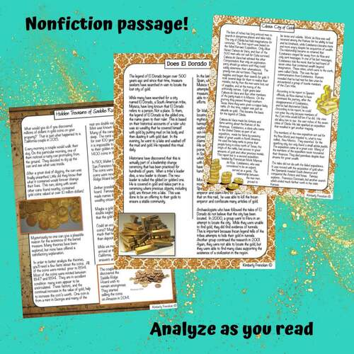 High School Nonfiction Reading Comprehension Gold Bundle | TPT