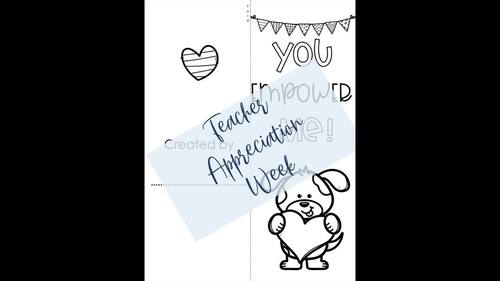 Last Week of School Thank You Cards Summer End of the Year Activities