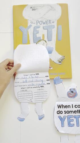 The Power of Yeti Read Aloud Craft: Growth Mindset Activity: Power of Yet