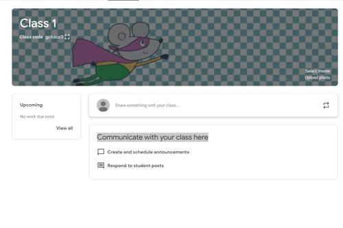 Animated Google Classroom Headers (SuperHero) - Distance Learning