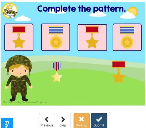 Memorial Day Patterns | Picture Sequencing by Teacher Kimmy | TpT