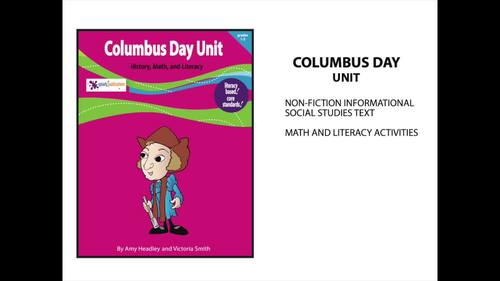 Columbus Day Lesson & Activities–Spanish Explorer Christopher Columbus
