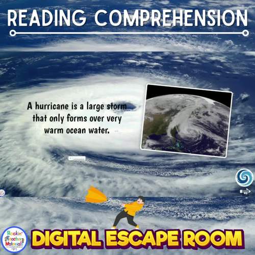 Hurricanes Mini Digital Escape: Reading Comprehension | TpT