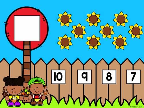 Digital Fall Counting numbers 0-10 by Barb Knoll | TPT