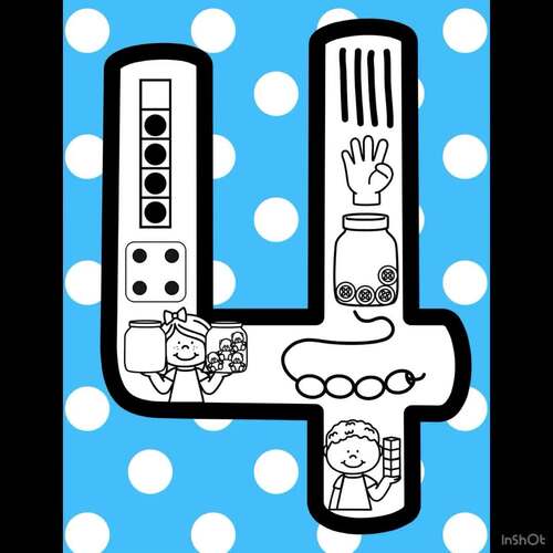 Visual Math Representation Posters for Numbers 0 through 10 | TPT