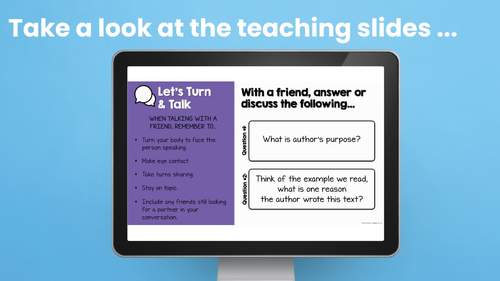 Author’s Purpose Mini Lessons: Lesson Plans, Slides & Graphic Organizers