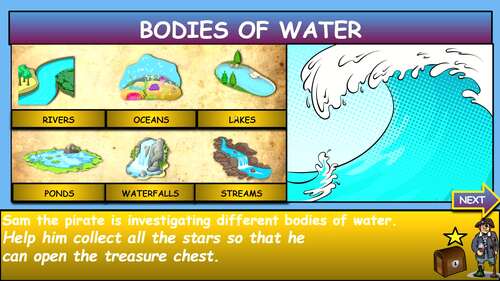 Bodies Of Water Unit Bundle: Presentation|Drag & Drop|Puzzles|Worksheets