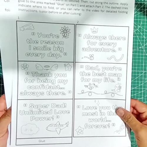 Handmade Father's Day Gift | Printable Pop-Up Card Template by ...