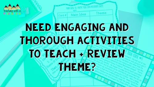 Theme Activities Bundle by Teaching With a Mountain View | TpT