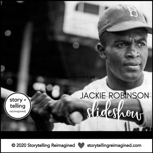 Jackie Robinson Slideshow Video • Black History Month by Sara Jean PhD