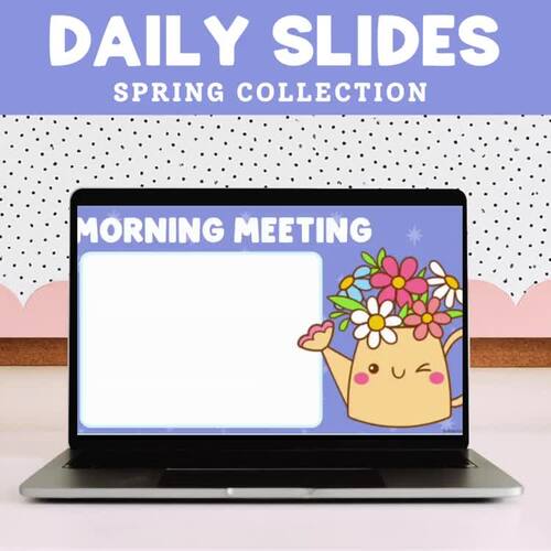 April Spring Google Slides + Powerpoint Slides | Editable by The Tribe ...
