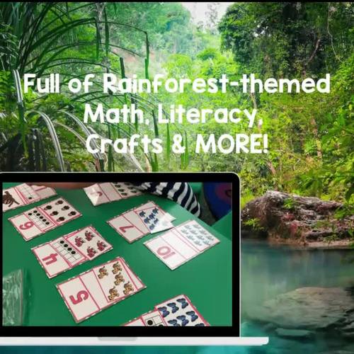 Lesson Plan for Preschool & PreK - Rainforest Theme - Math, Literacy ...