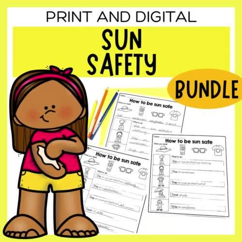 Sun Safety Bundle | Digital and Printable Resources | Summer Safety