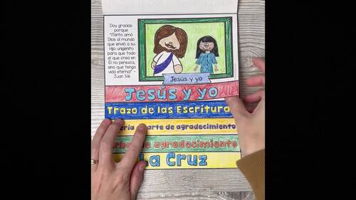 Thanksgiving SPANISH Bible Craft Activity Flip Book | Acción de Gracias