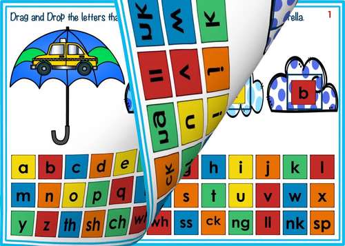 Spring Build a Word with Short Vowels Digital BOOM Cards | TPT