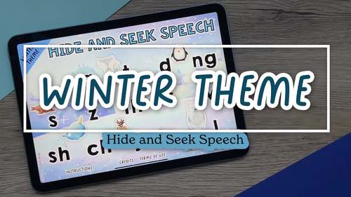 Hide & Seek Speech - Artic Game - Winter Theme - PPT & Boom Cards™ 15 ...