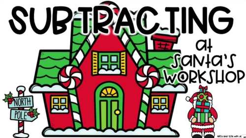 Google Slides™ Subtracting at Santa's Workshop Digital Activity | TPT