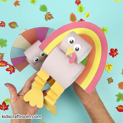 Turkey Puppet Craft - Thanksgiving Craft - Turkey Craft - Thanksgiving ...