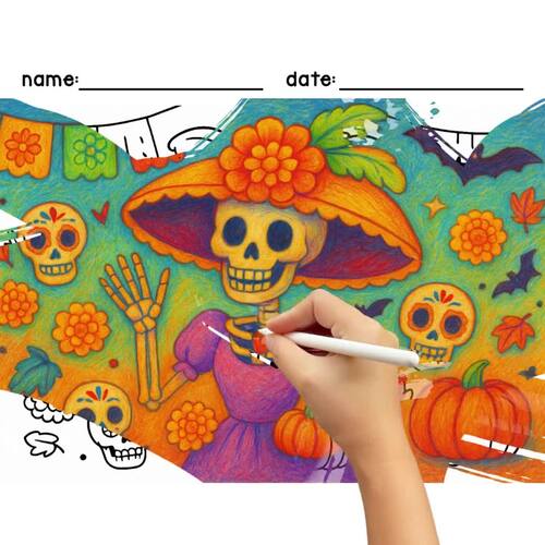 Halloween Around the World Coloring Pages | Fun Cultural Art Activity Set