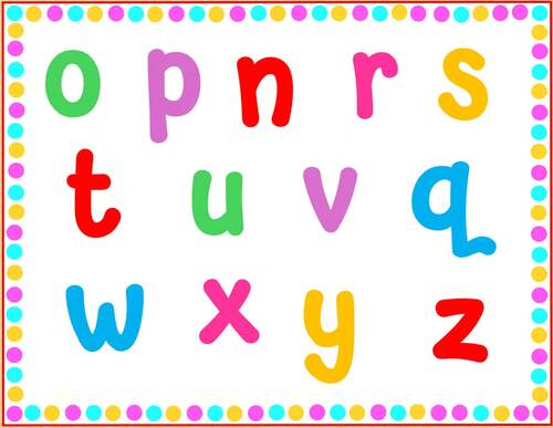Printable Colorful Bulletin Board Letters,Editable Bright Large ...