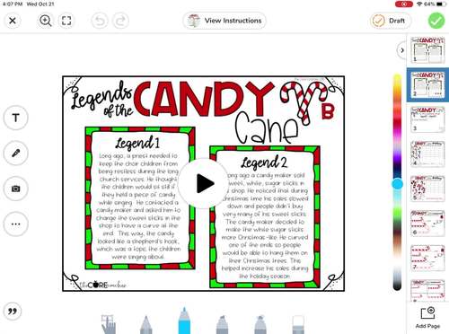 Candy Cane Themed Activities | Candy Cane Science | December Activities