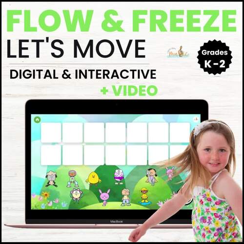 Brain Break with GIFS Spring Flow and Freeze. Movement Activity. Beat ...