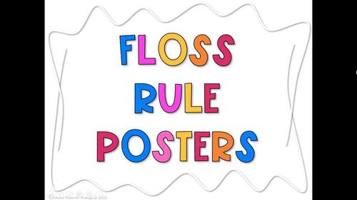 Floss spelling Rule Games and Anchor Charts by Kidequip | TpT