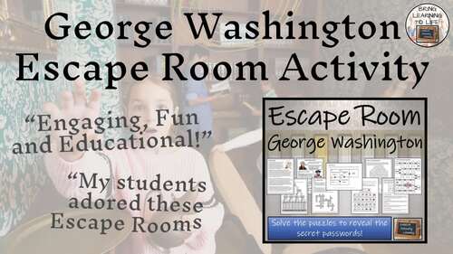 George Washington Escape Room | Social Studies & History Activity