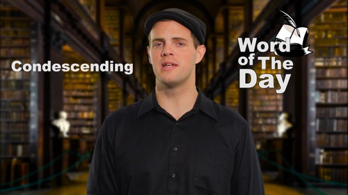 Word of the Day - Condescending by The Storyteller Teacher | TPT