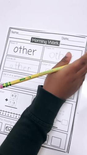 1st and 2nd Grade Morning Work (100 days) by Whole and Healthy Teaching