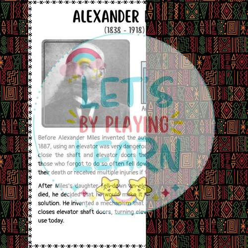 Black History Month | African American Inventors Kindergarten Activities